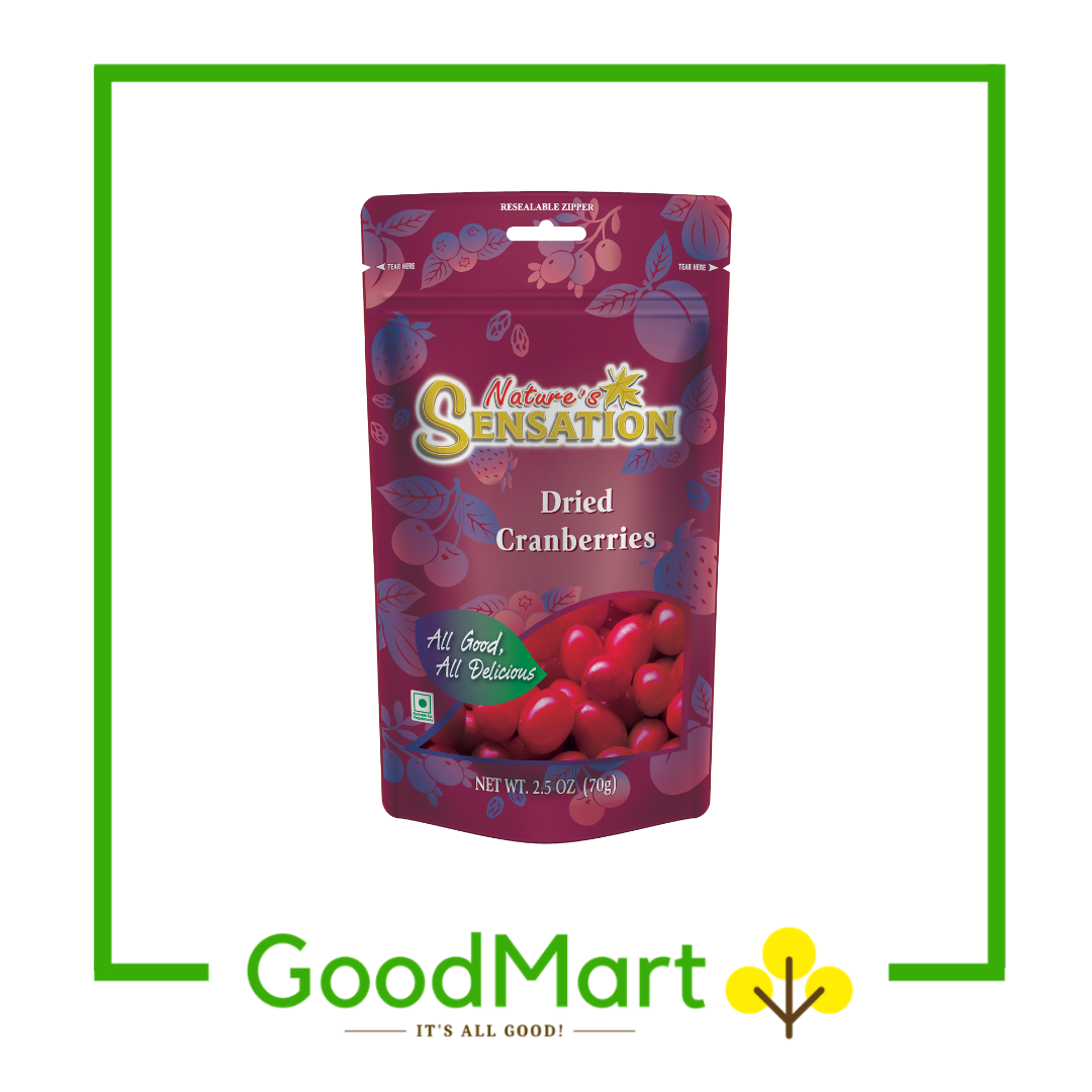 Nature's Sensation Dried Cranberries 70g – GoodMartPH