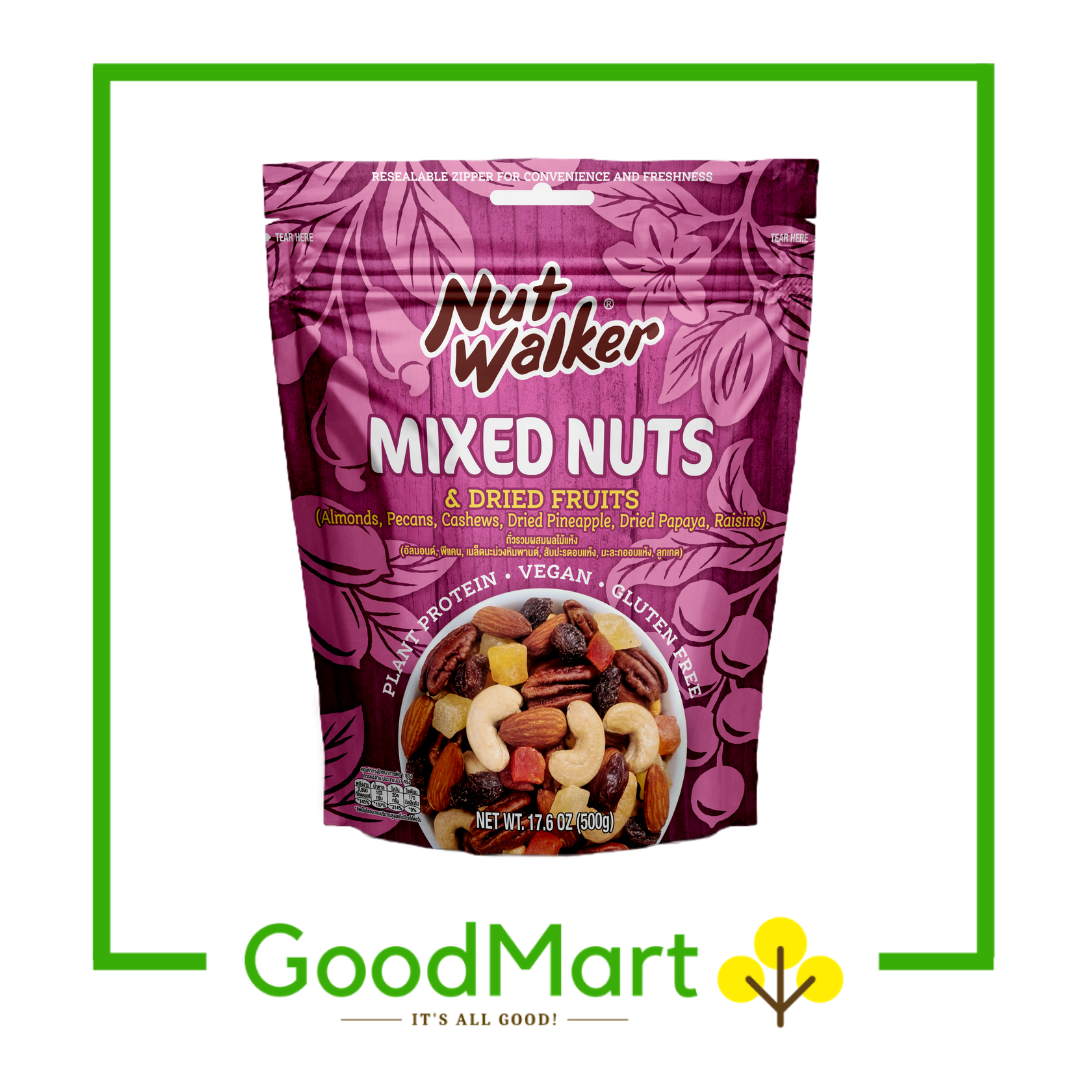 Nutwalker Mixed Nuts & Dried Fruits 500g – GoodMartPH
