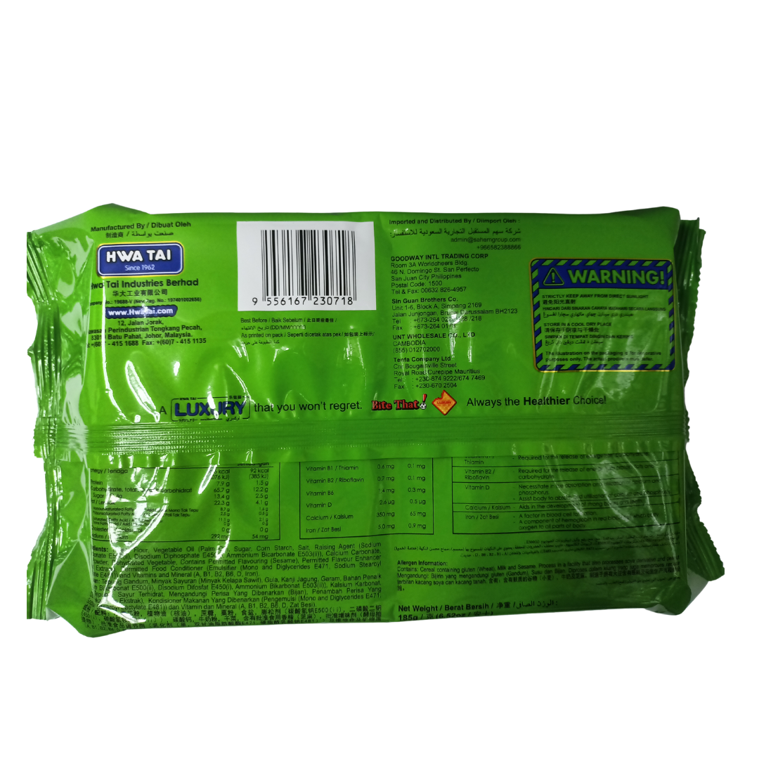 Hwa Tai Luxury Cracker Vegetable 185g – GoodMartPH